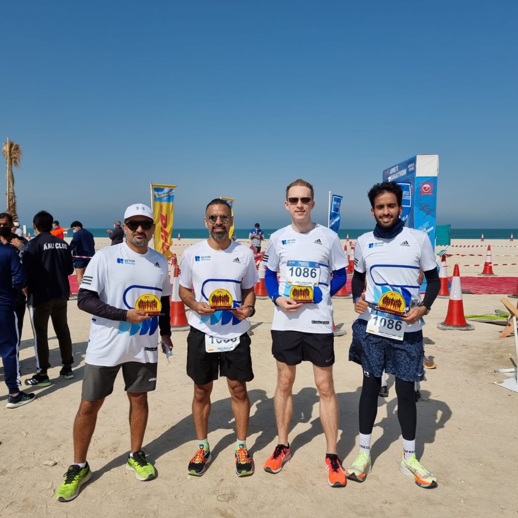 BEYON Money Team Wins 3rd Place in Bahrain Marathon Relay 2022 - Batelco